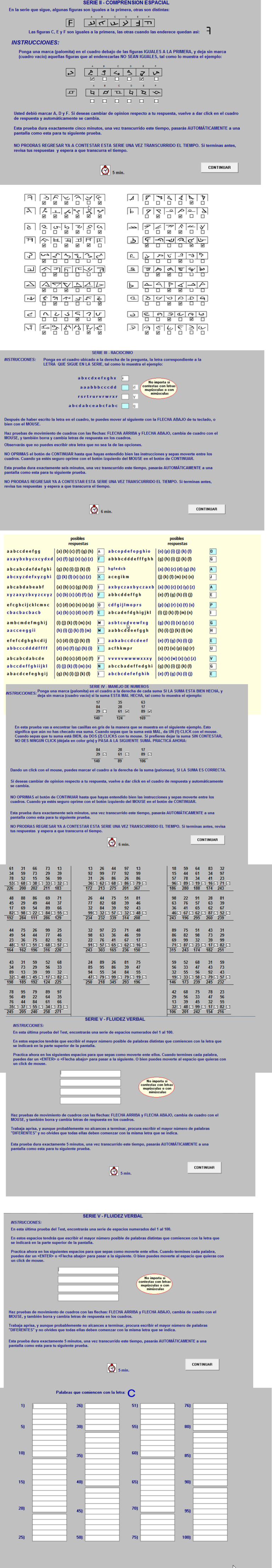 Thurstone Test- Habilidades Mentales Primarias - Software Automatico ...