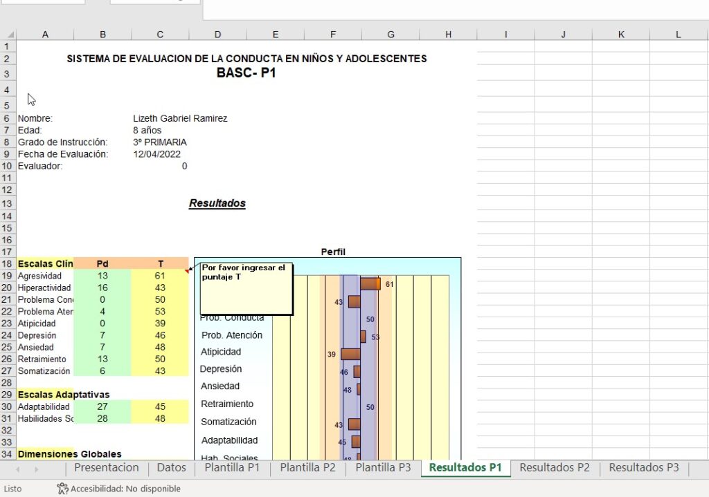 BASC. Sistema de Evaluación de la Conducta de Niños y Adolescentes ...