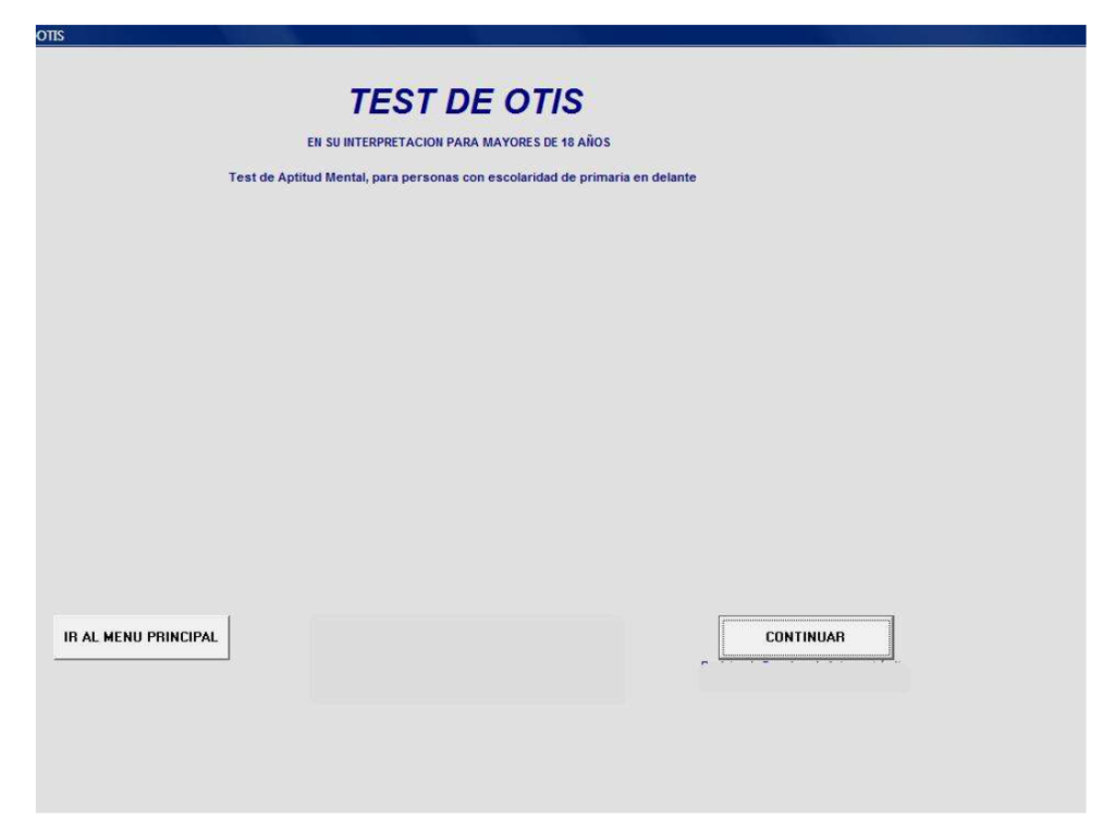 TEST OTIS Test de Inteligencia - PsicoTest