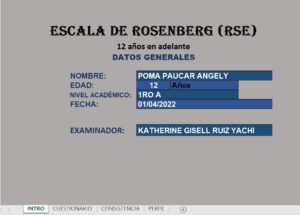 ESCALA DE AUTOESTIMA DE ROSENBERG. RSES - PsicoTest