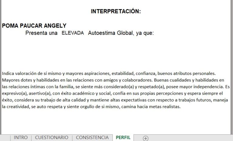 ESCALA DE AUTOESTIMA DE ROSENBERG. RSES - PsicoTest