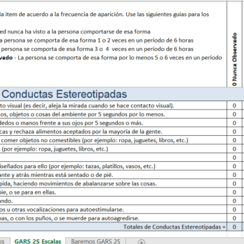 Test Gars 2 Escala De Evaluación De Autismo De Gilliam - PsicoTest