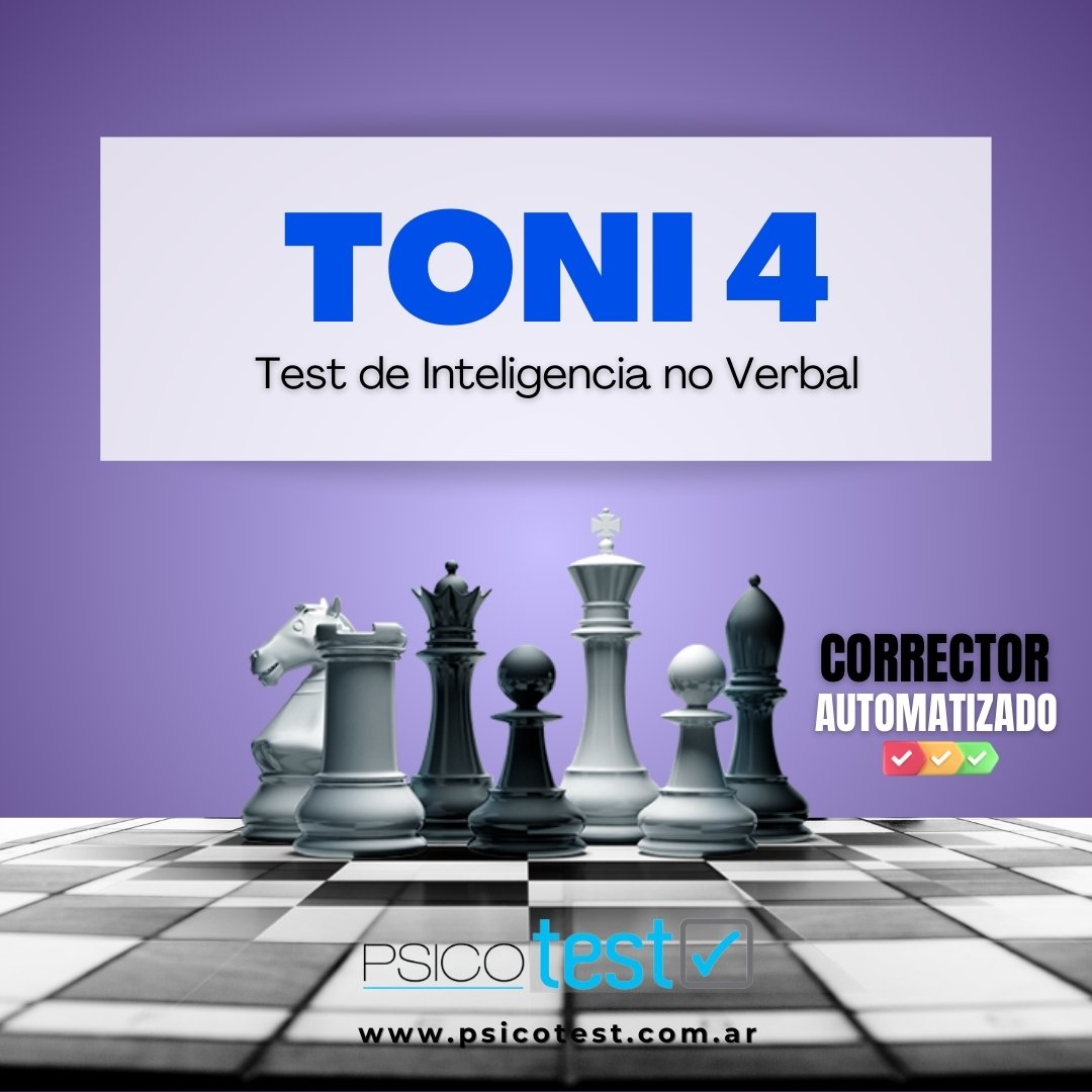 Corrector TONI 4 Test de Inteligencia no Verbal