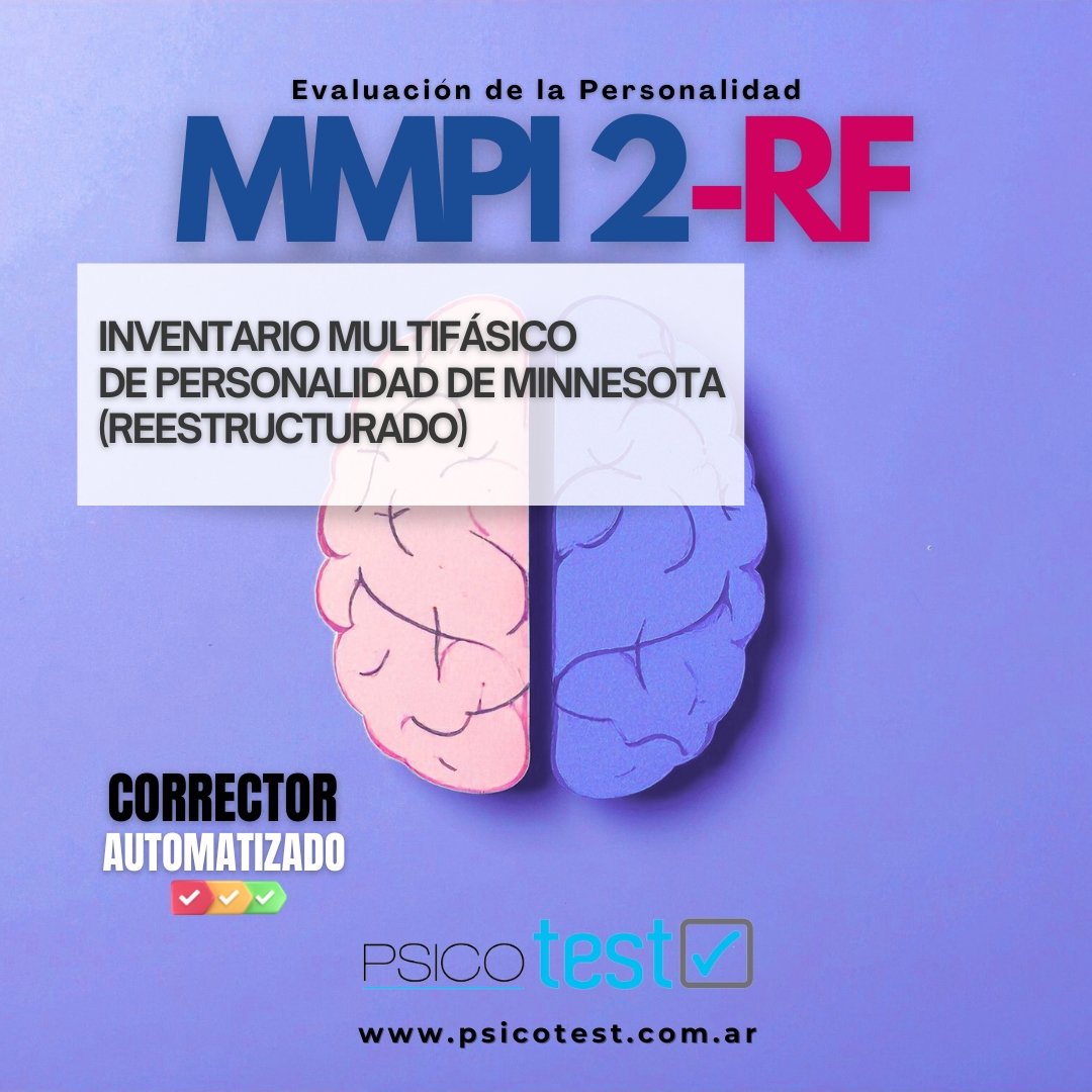 Test MMPI 2 - RF (Reestructurado) - (Excel Automatizado)