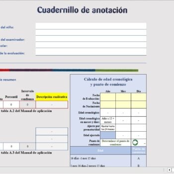 Escala de BAYLEY-III de Desarrollo Infantil