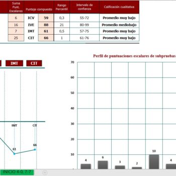 ESCALA WPPSI-V Wechsler Preescolar y Primaria
