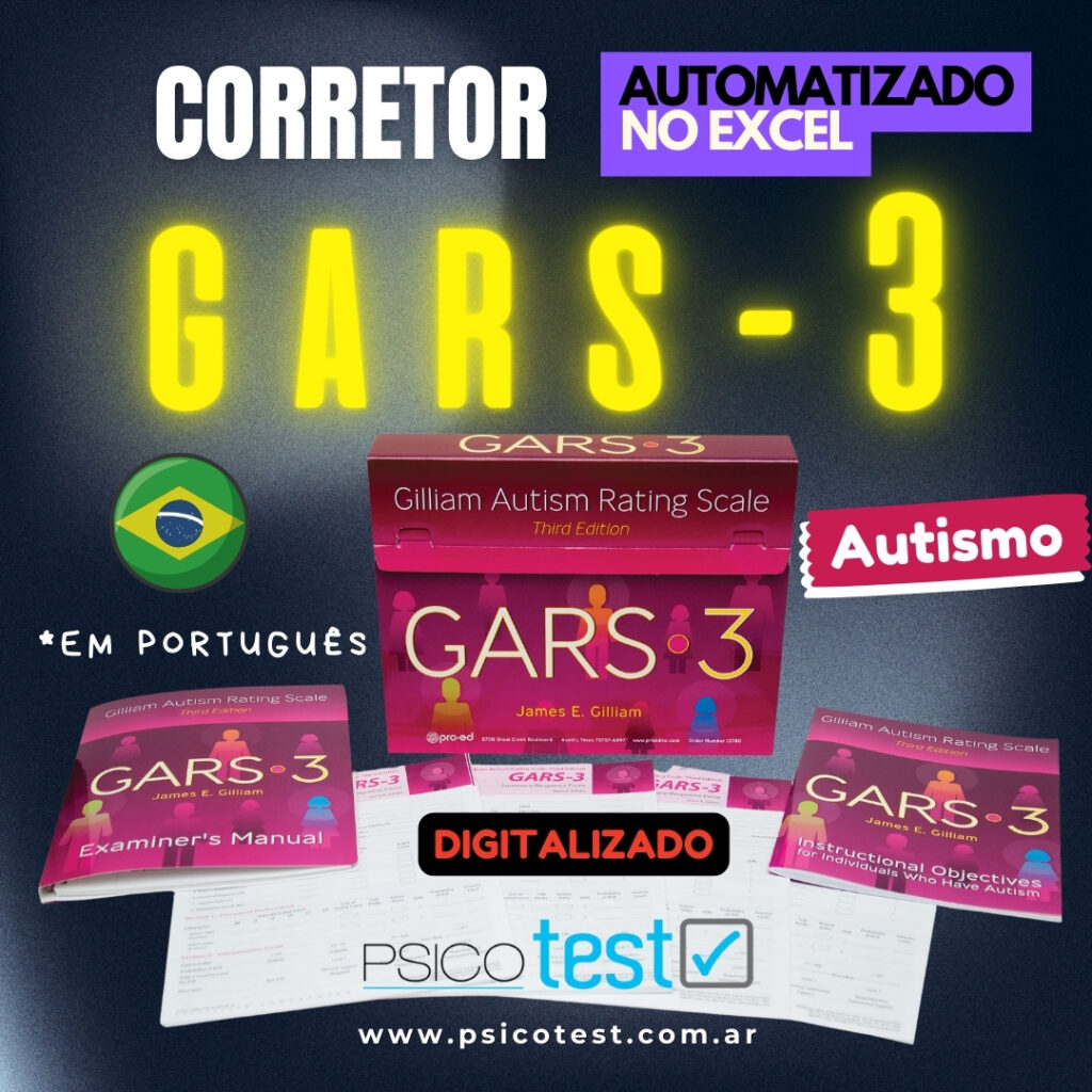 GARS 3- Escala de Evaluación de Autismo Gilliam