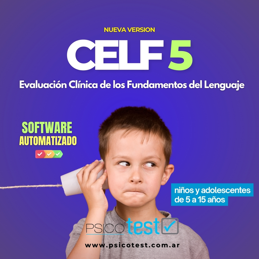 CELF 5 - Evaluación del TEL y trastornos del lenguaje